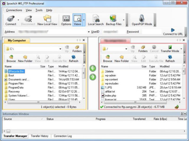5 Best FTP Clients For Windows WordPress Users - WittyChimp