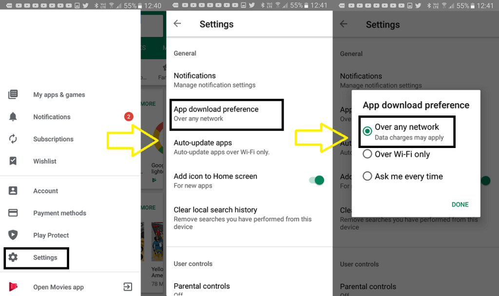 How To Fix Android App Download Error - WittyChimp