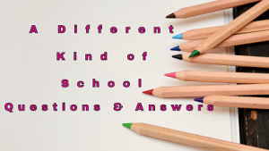 A Different Kind of School Questions & Answers - WittyChimp