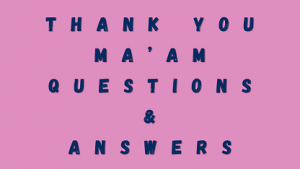 Thank You Ma’am Questions & Answers - WittyChimp