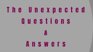 The Unexpected Questions & Answers - WittyChimp