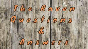 The Raven Questions & Answers - WittyChimp