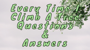 Every Time I Climb A Tree Questions & Answers - WittyChimp