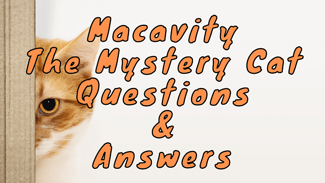 Macavity The Mystery Cat Questions & Answers - WittyChimp