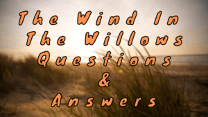 The Wind in The Willows Questions & Answers - WittyChimp