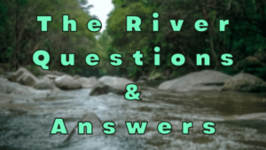 The River Questions & Answers - WittyChimp