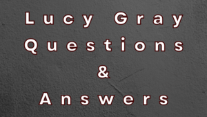 Lucy Gray Questions & Answers - WittyChimp