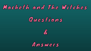 Macbeth and The Witches Questions & Answers - WittyChimp