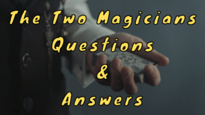 The Two Magicians Questions & Answers - WittyChimp
